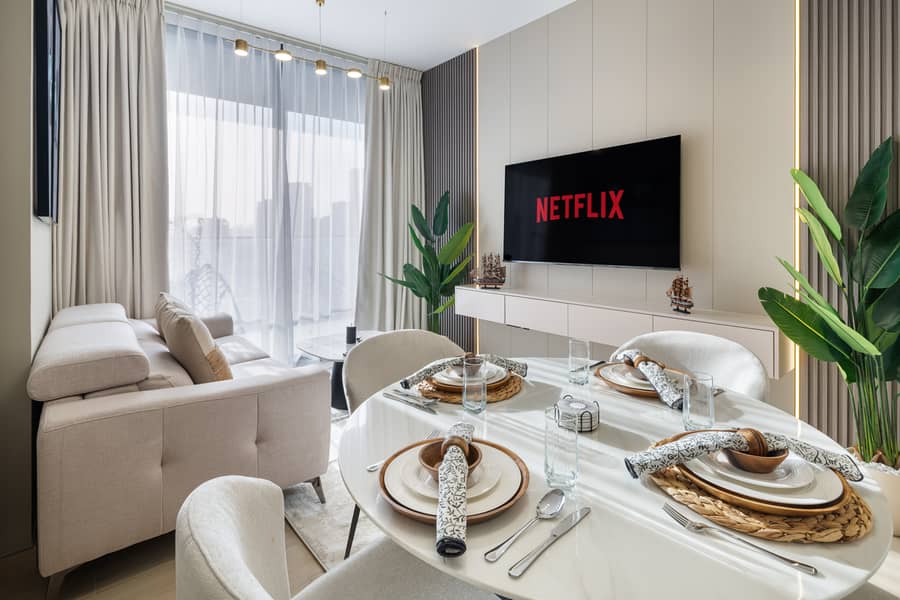 Fully Furnished 1 BHK in Binghatti Crest JVC | Bayut.com