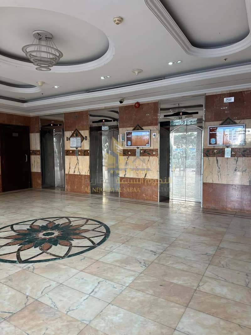 Two bedrooms and a living room for rent in Rose Tower, Sharjah | Bayut.com