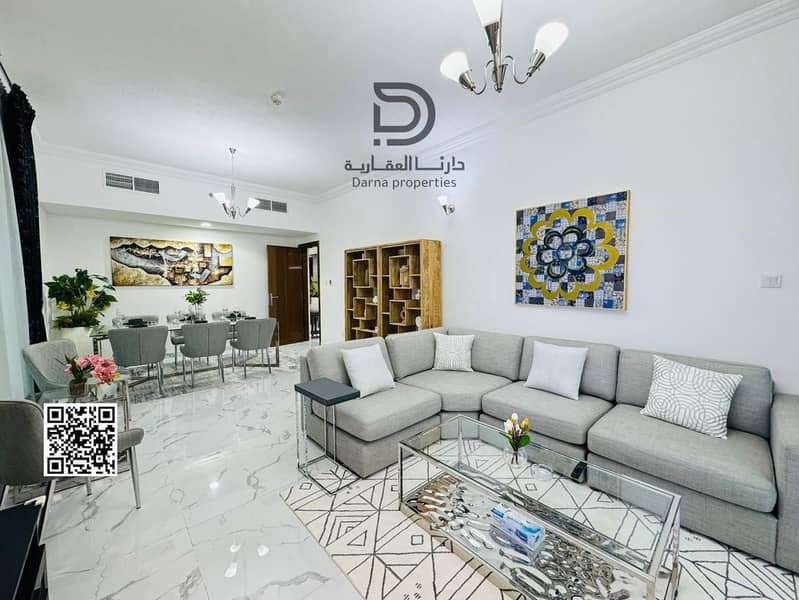 Own a spacious 2-bedroom apartment with living room in Al Waha Towers ...