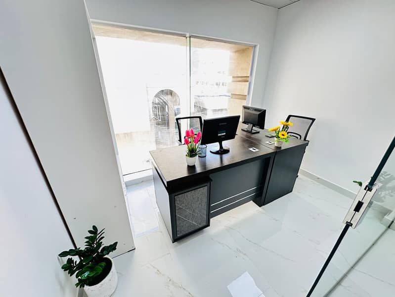 Beautiful office with Bank account assistance |Free Amenities | Bayut.com