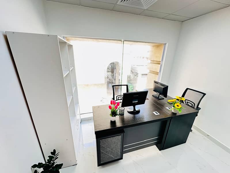 Beautiful office with Bank account assistance |Free Amenities | Bayut.com