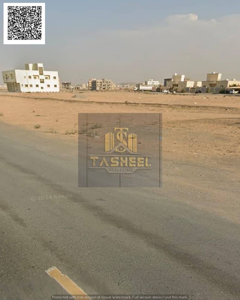 Commercial land for sale on Al Hamriya Main Street, excellent location ...
