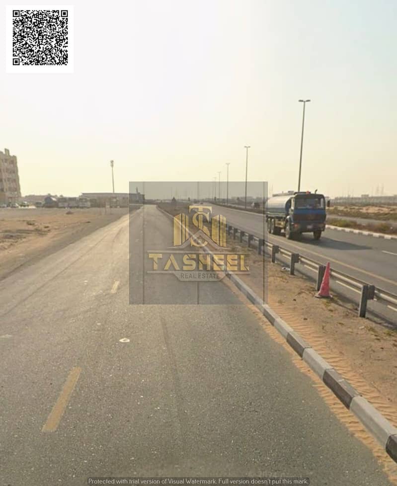 Commercial land for sale on Al Hamriya Main Street, excellent location ...