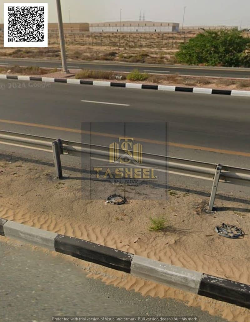 Commercial land for sale on Al Hamriya Main Street, excellent location ...