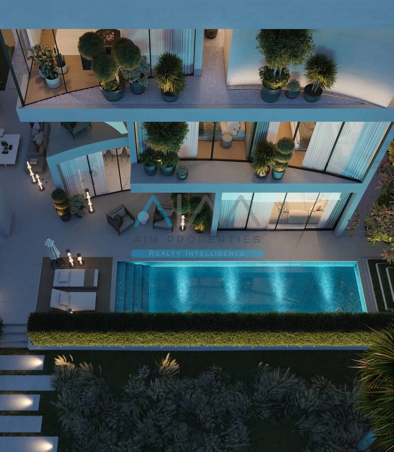 NEAR SEIKHZAYED ROAD LUXUURY 4BR WATER FRONT VILLA FRENCH DESIGN MODERN ...