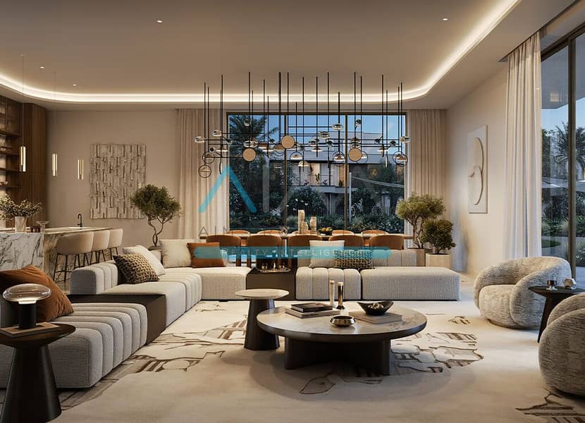 NEAR SEIKHZAYED ROAD LUXUURY 4BR WATER FRONT VILLA FRENCH DESIGN MODERN ...