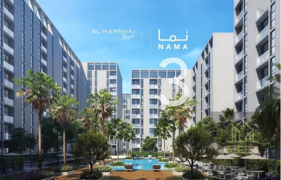 High Floor | Central Fountain View | Balcony | Mamsha by Alef | Bayut.com