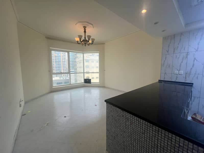 1BR + living room, free AC, free gym & pool, built-in wardrobes ...
