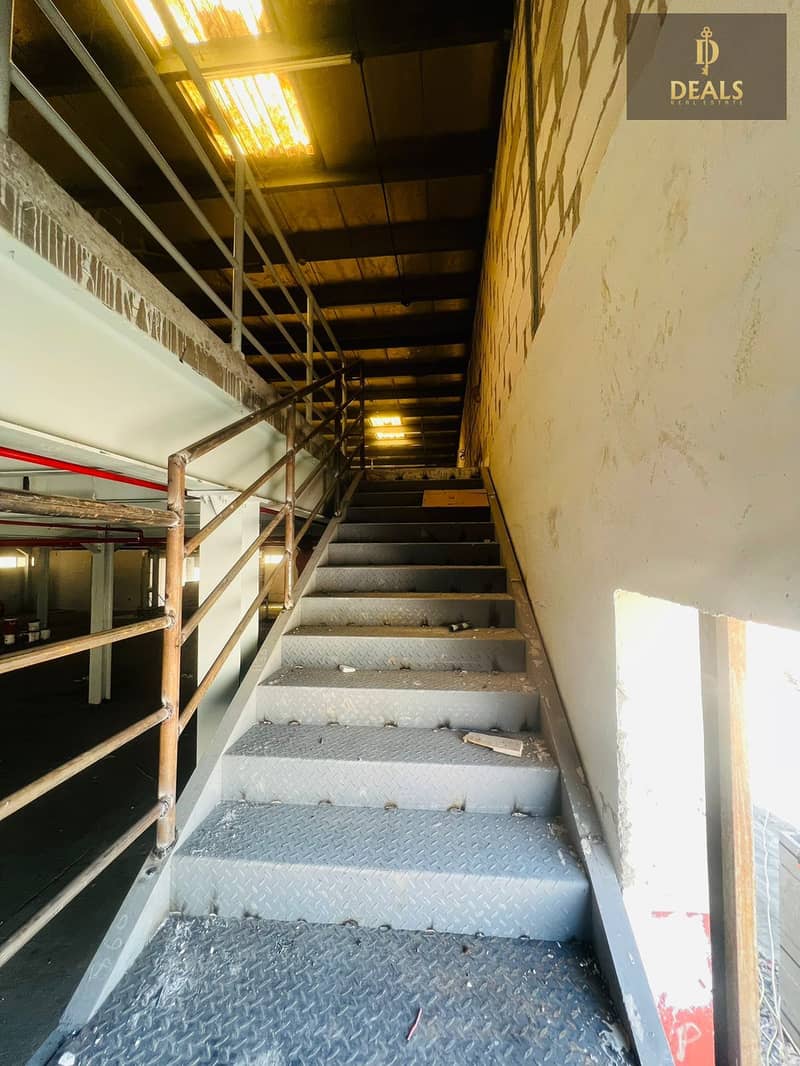 Large Warehouse for Rent in Al Jurf 1 | 8,800 Sqft Ground + 6,160 Sqft ...