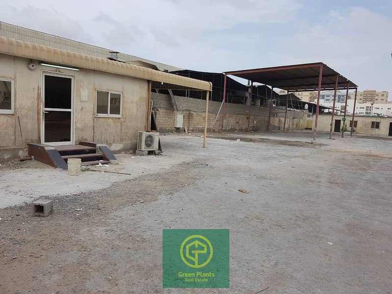 Ras Al Khor Industrial Area 10,000 sq. Ft open yard suitable for garage ...