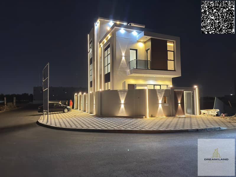 Villa for sale in Al-Haliou 2 area, corner plot on two streets, ground ...