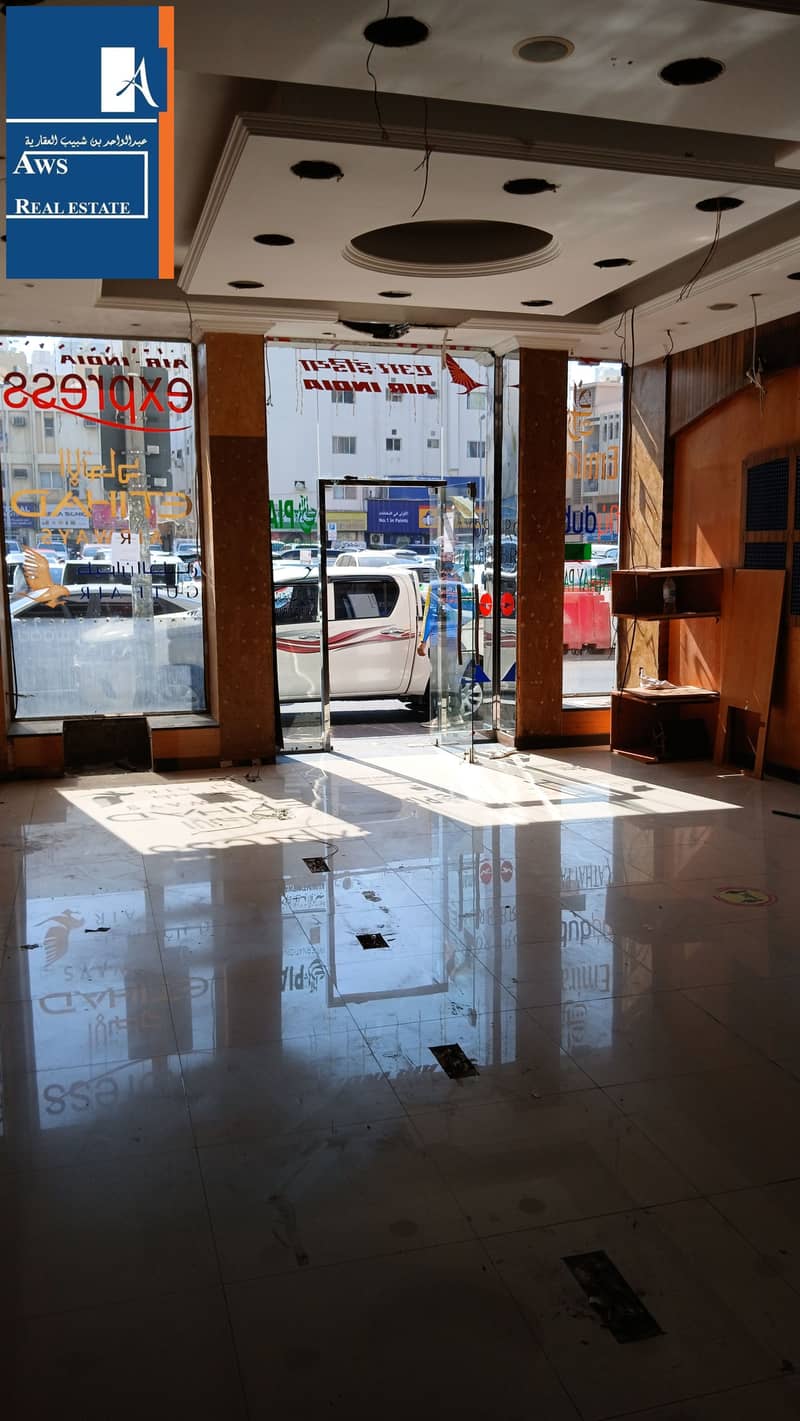 Road Facing Shop with Mezzanine Floor in Prime Location | Bayut.com