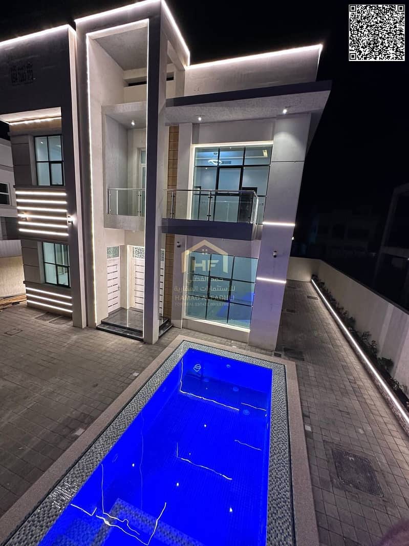 Villa for sale in Al Yasmin The villa consists of 8 rooms, including a ...