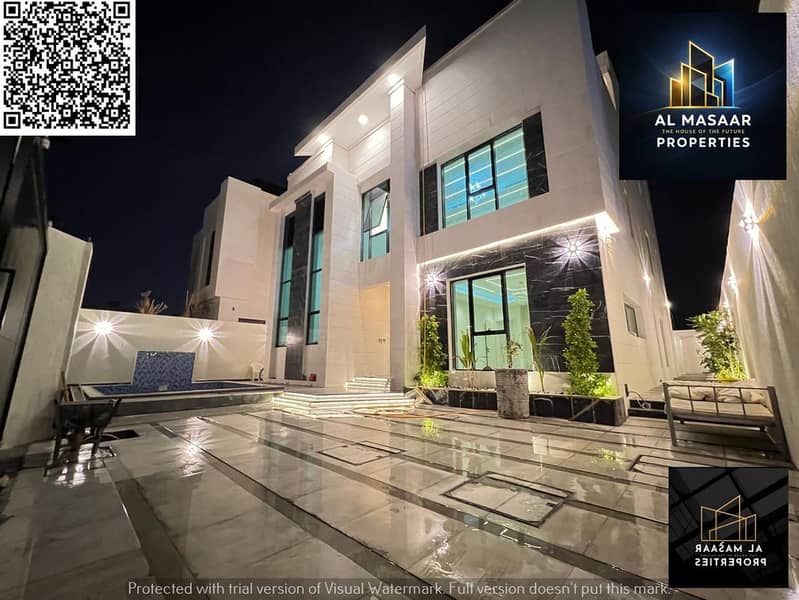 A villa with high-end finishes and built-in wardrobes, with a smart ...