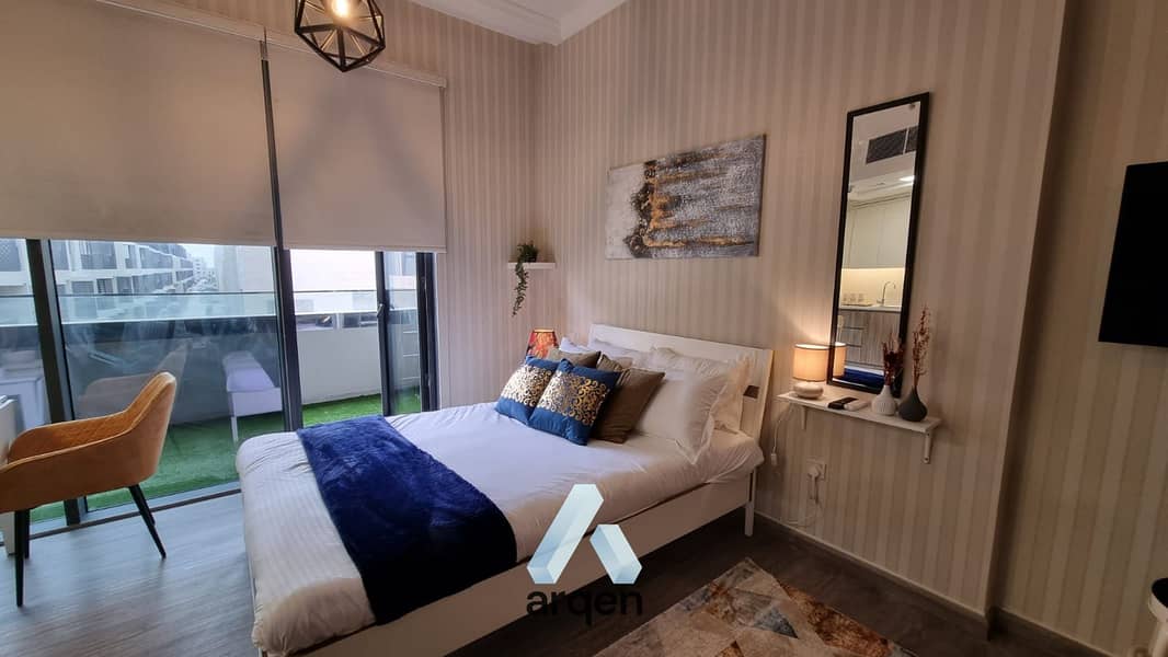 Modern Furnished Studio in Mirdif Hills | Al Multaqa Avenue | Bayut.com