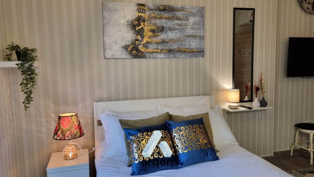 Modern Furnished Studio in Mirdif Hills | Al Multaqa Avenue | Bayut.com