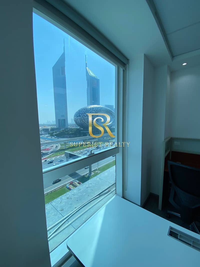 Prestigious Office with Stunning Museum View | Latifa Tower | AED ...