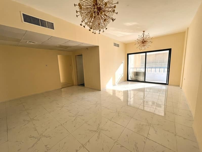Two bedrooms and a spacious living room with an open view, balcony ...