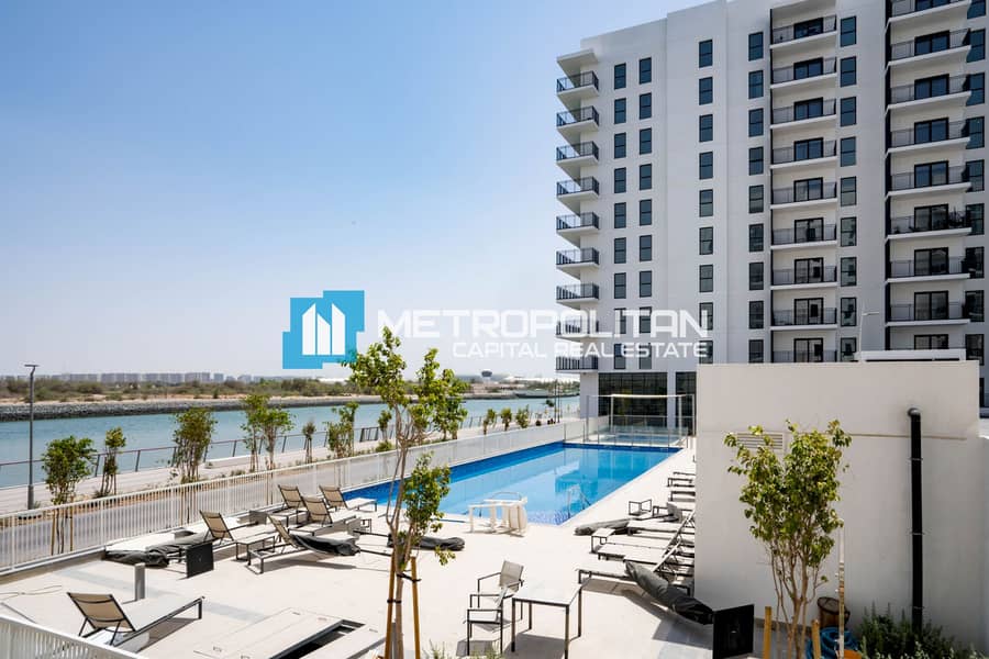 Canal and Pool View| 1BR w/ Balcony| Ready To Move | Bayut.com