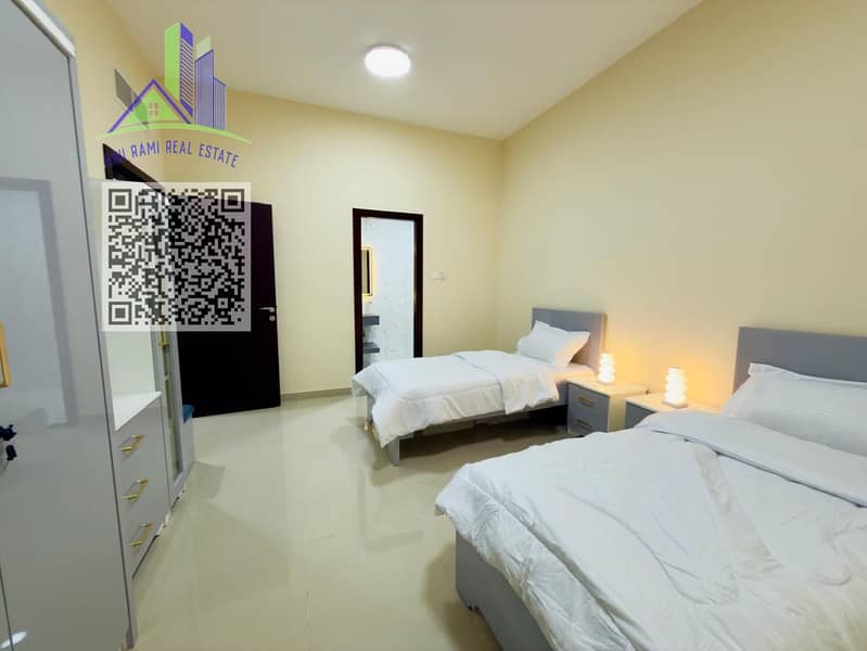 Two bedrooms and a living room, fully furnished with brand new ...