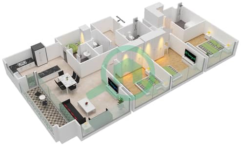 Forte 2 Floor plans - Downtown Dubai | Bayut Dubai
